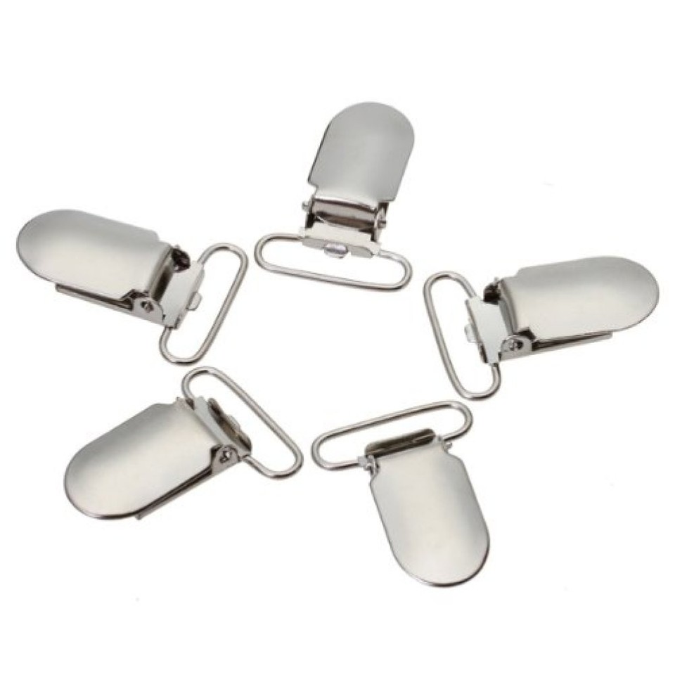 25 Pcs Adjustable Buckles Strap Adjuster Metal Overall Suspender | eBay ...