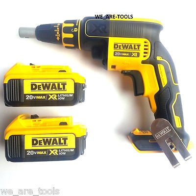 DeWalt DCF620 Max 20 Volt Cordless Drywall Screwgun,2 DCB204 4.0 ...