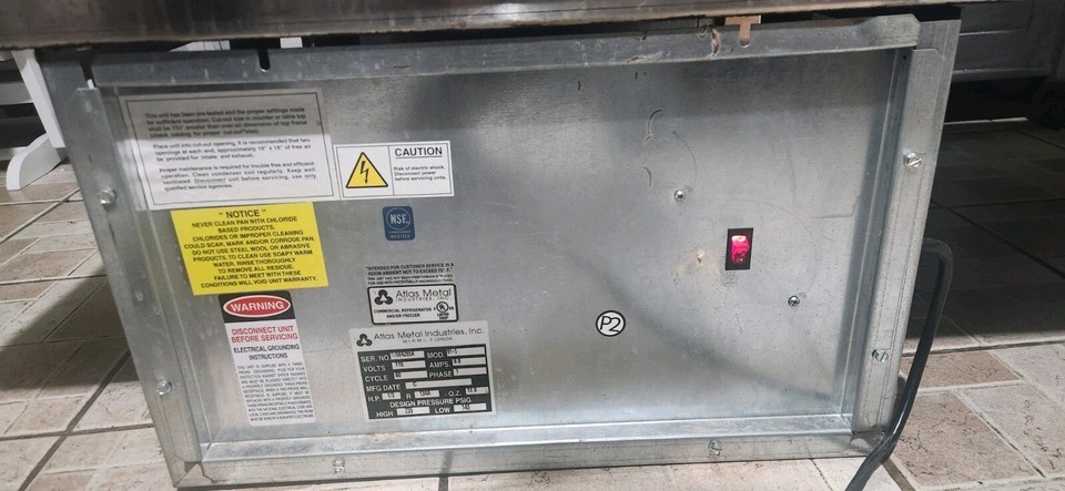 ATLAS METAL - 65.5" Drop-In Frost Top Cold Slab - Used | eBay