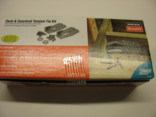 Simpson Strong Tie Deck and Guard Rail Tension Tie Kit DTT2Z-R2 New | eBay