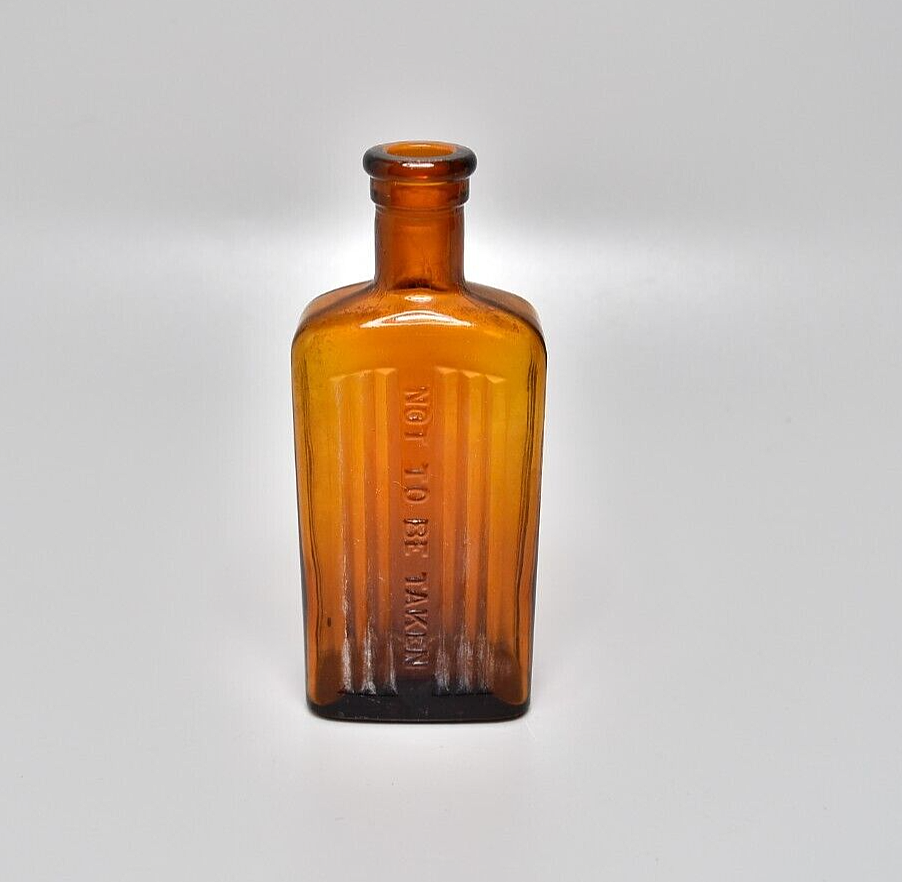 Poison Bottle Giftflasche Antique SKULL Poison Bottles