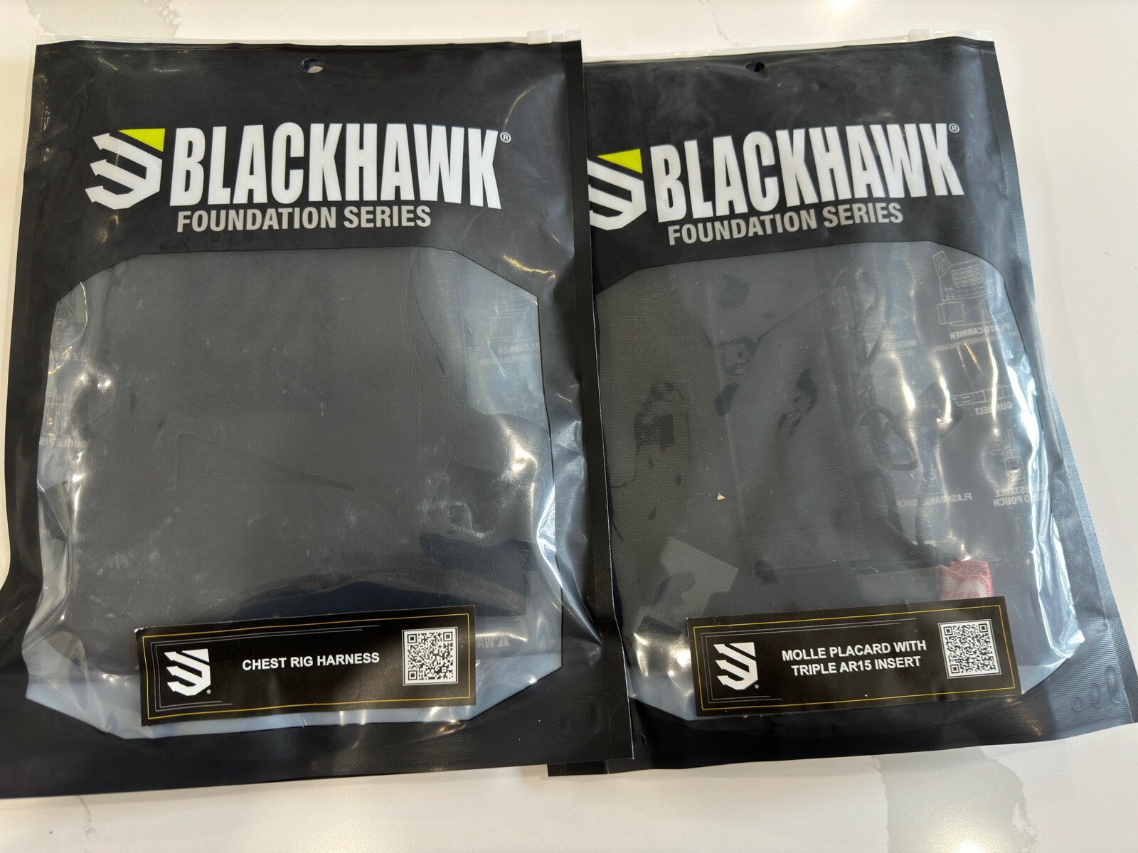 Blackhawk Foundation Series Black Chest Rig With 3x1 Kangaroo Placard ...