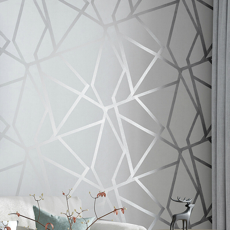 Grey Geometric Wallpaper
