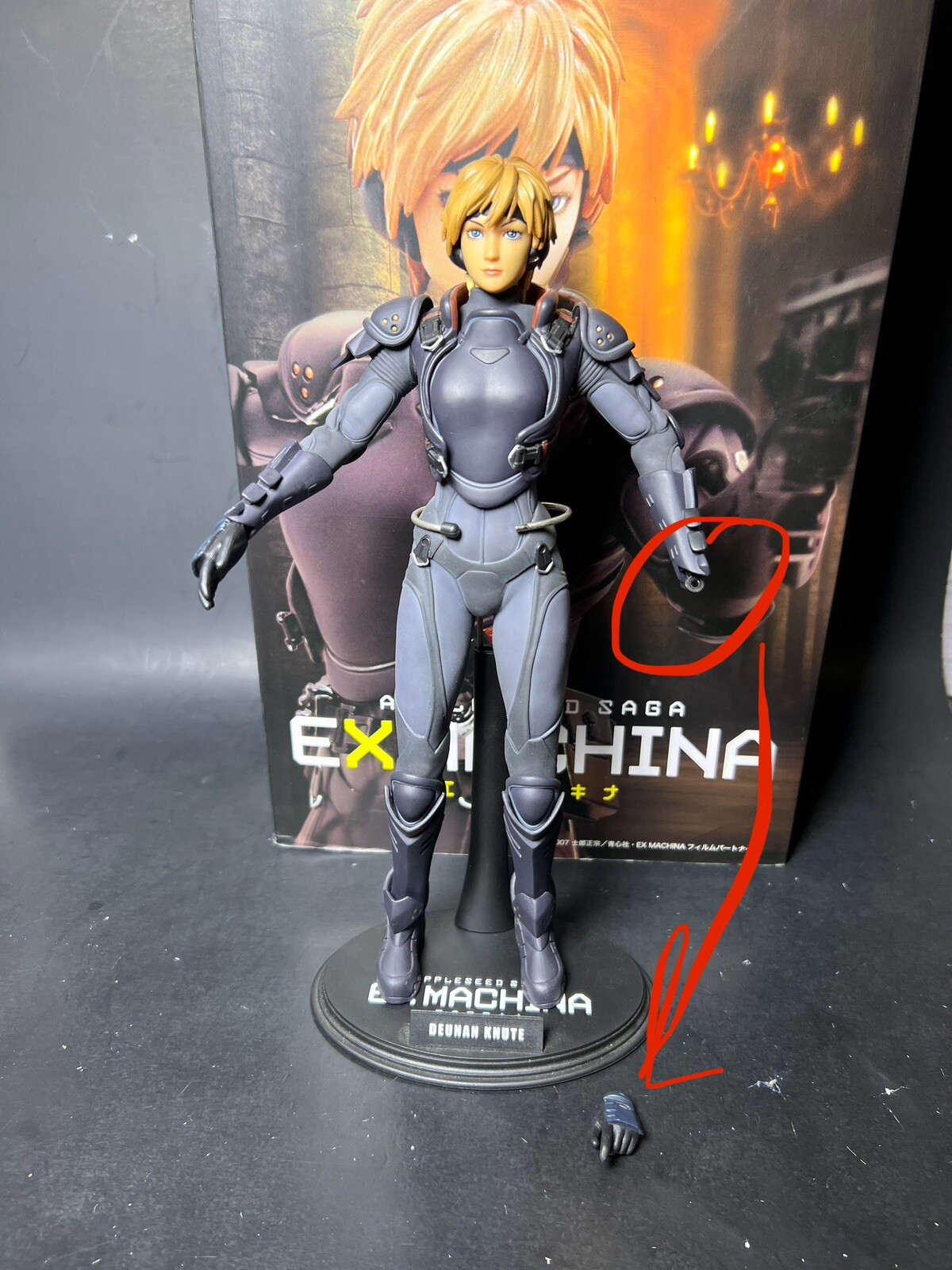 Hot Toys MMS51 Deunan Knute Appleseed Saga Ex Machina 1/6 Scale Figure ...