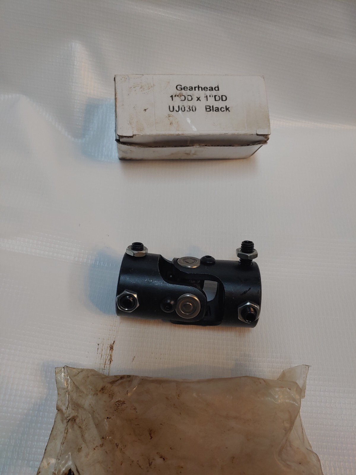 1" DD BLACK Steering U Joint Coupler 1" Column to 1" DD Shaft U-Joint ...