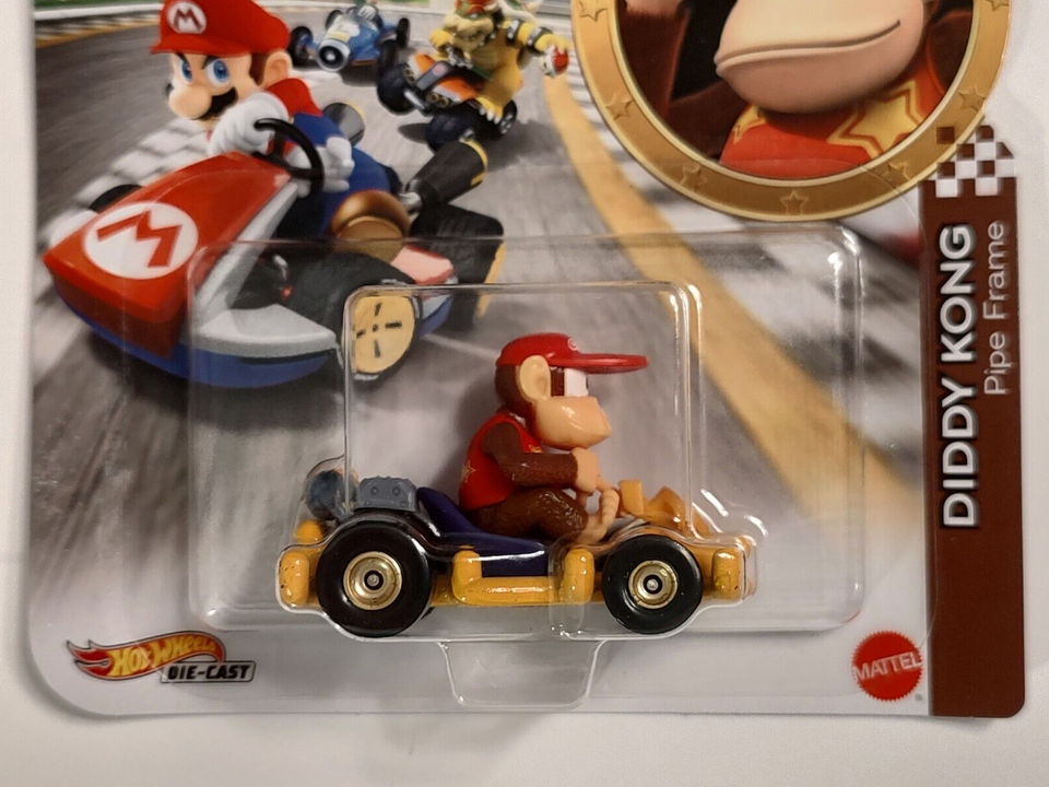 Hot Wheels Mario Kart 1:64 DIDDY KONG Pipe Frame | eBay