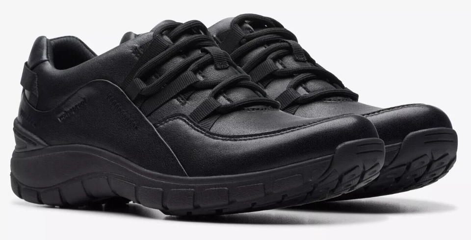 Clarks Women's Wave Range AP Waterproof Walking Shoe Black (Select Size ...