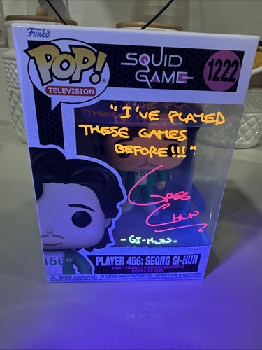Funko Pop! Vinyl: Player 456: Seong Gi-Hun #1222 Signed By Greg Chun ...