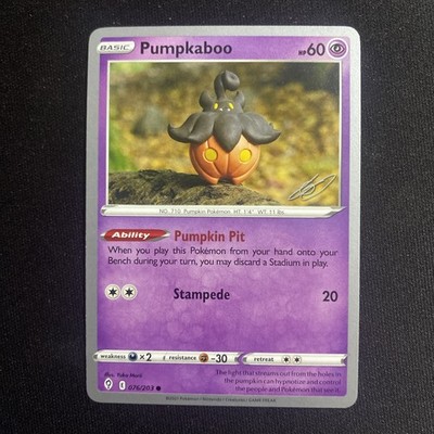 Pumpkaboo 076/203 2023 Pokemon World Championships Evolving Skies ...