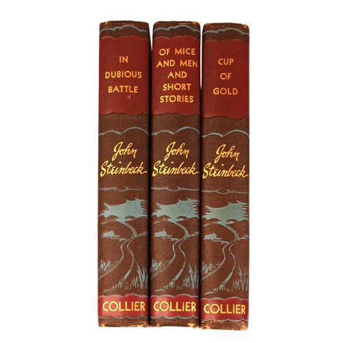 3 Book Bundle John Steinbeck, In Dubious Battle, Of Mice and Men, Cup ...
