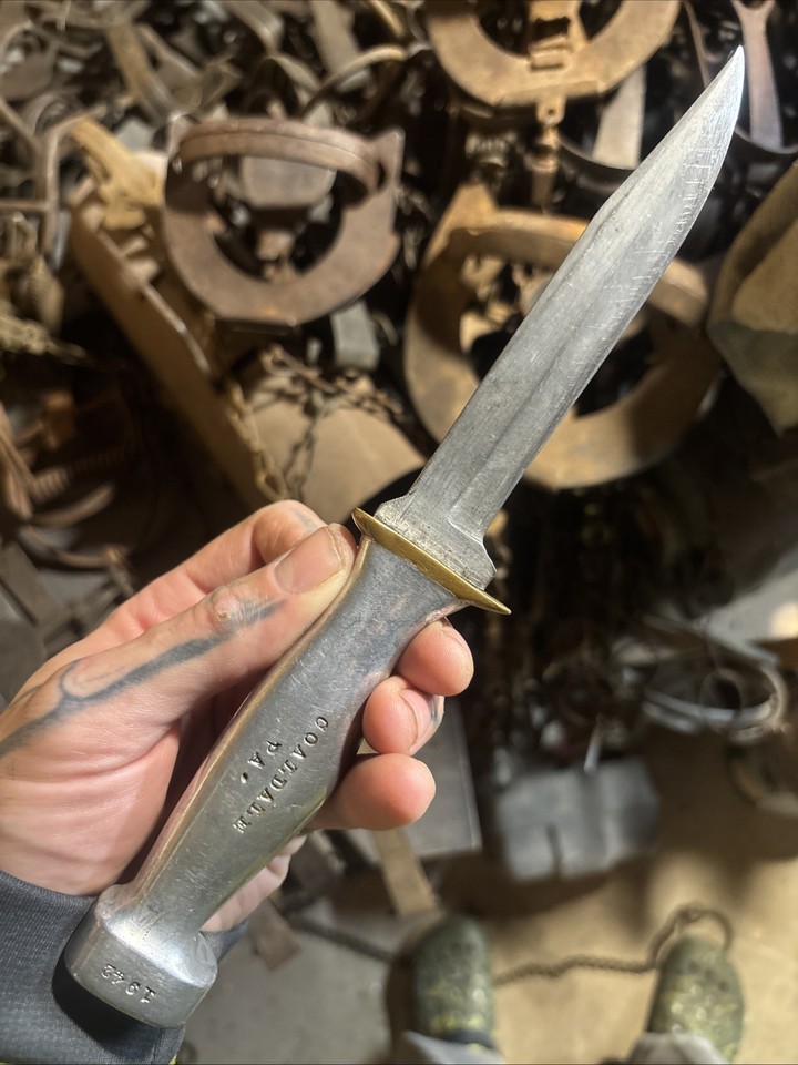 Ww2 Case XX Knife Pig Sticker Stiletto *history Traced*!!! Trench knife ...