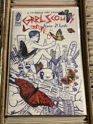 GRRL SCOTS STONE GHOST #2 JIM MAHFOOD SIGNED JIM RUGG 1:25 RATIO ...