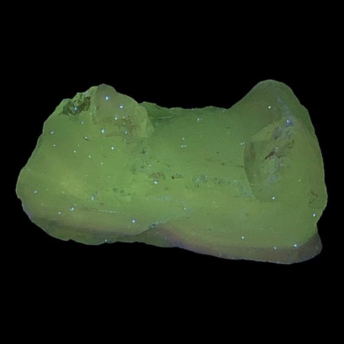 Mint Green Layered Art Glass Cullet Glowing Swirl Manganese Slag Glass ...