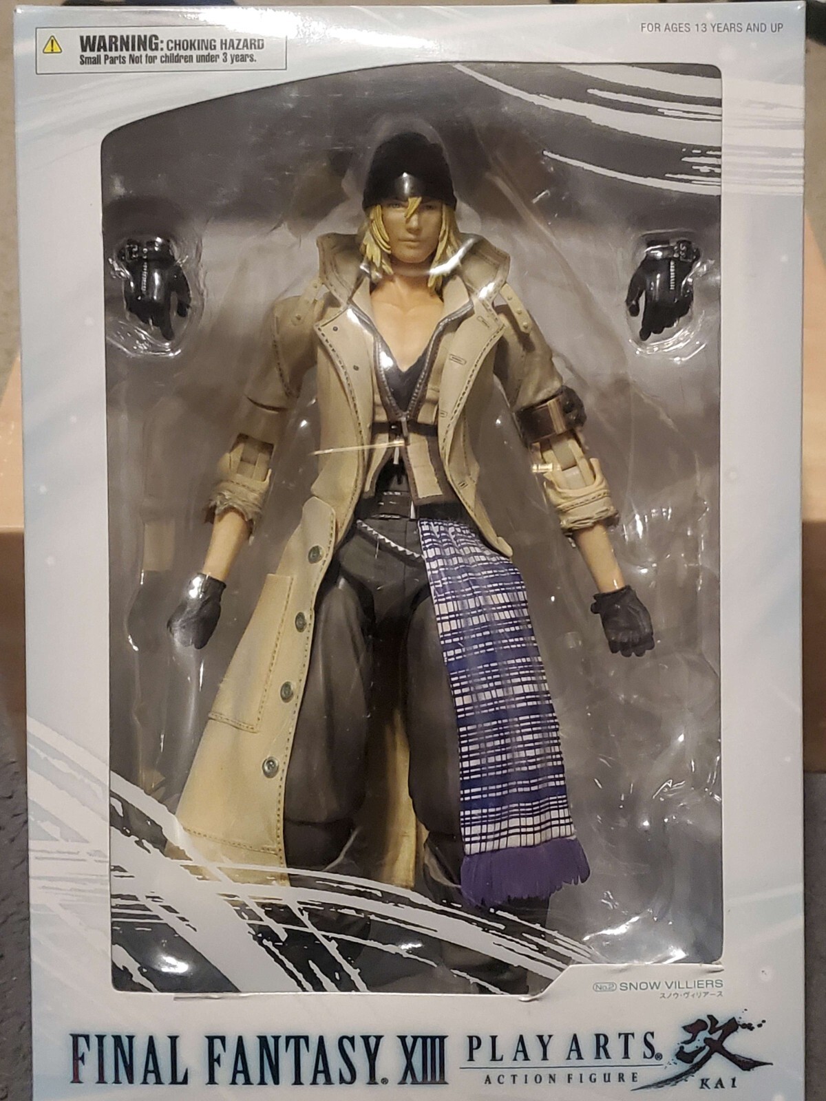 Final Fantasy XIII - Snow Villiers - Play Arts Kai Action Figure Square ...