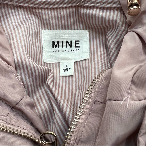 MINE Los Angeles Blush Utility Rain Resistant Jacket … - Gem