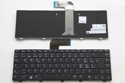 For Dell Inspiron N4110 N4050 M4040 N5050 7520 Keyboard Swiss German CH ...