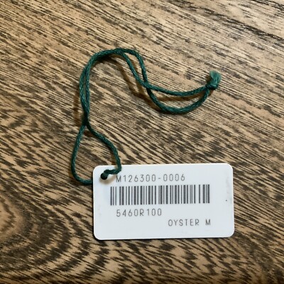 ROLEX DATEJUST 41 126300 WHITE SERIAL HANG TAG | eBay