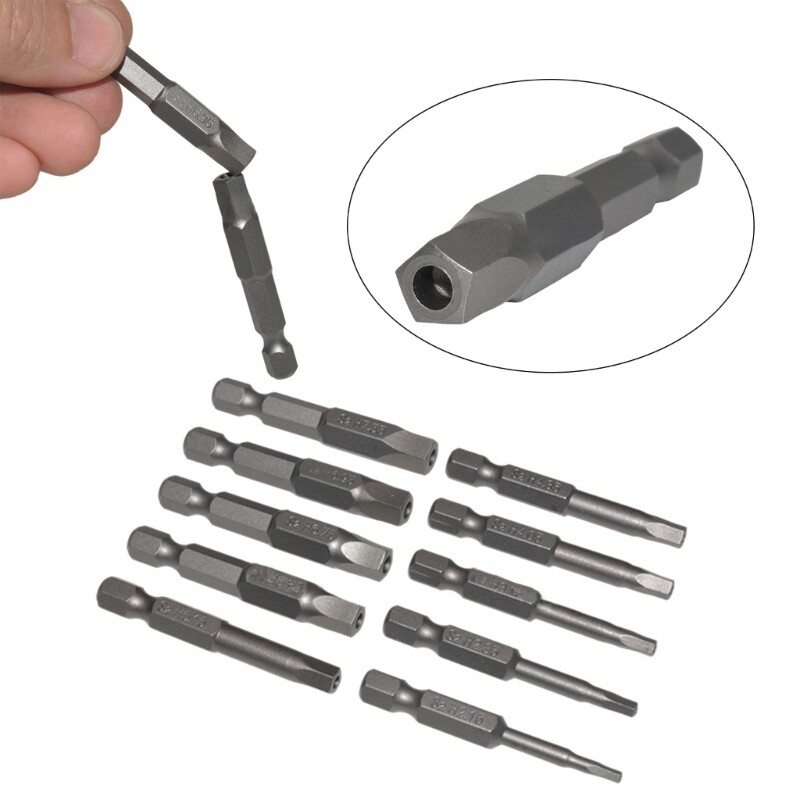 10pcs Screwdriver Bit Set Security Tamper Proof Screw Driver Drill Bit ...