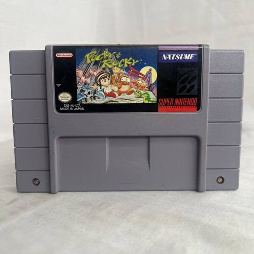 Pocky & Rocky - Super Nintendo SNES Cartridge Only (Authentic & Tested ...
