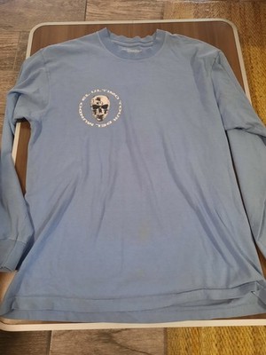 Rare Bad Bunny El Ultimo Tour Del Mundo Merch T-Shirt Medium Faded Blue ...