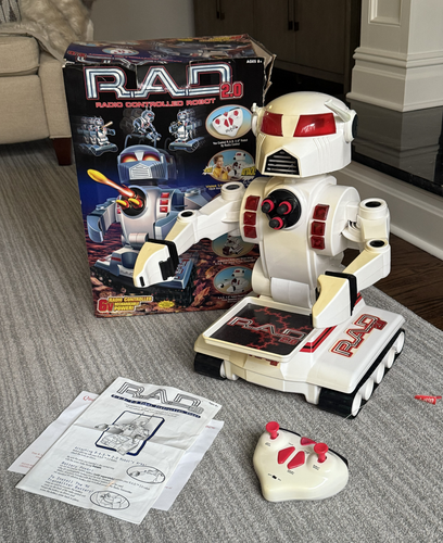 R.A.D. Robot 2.0 Toymax – Remote, Box, Tray & Manual – Fully Working ...