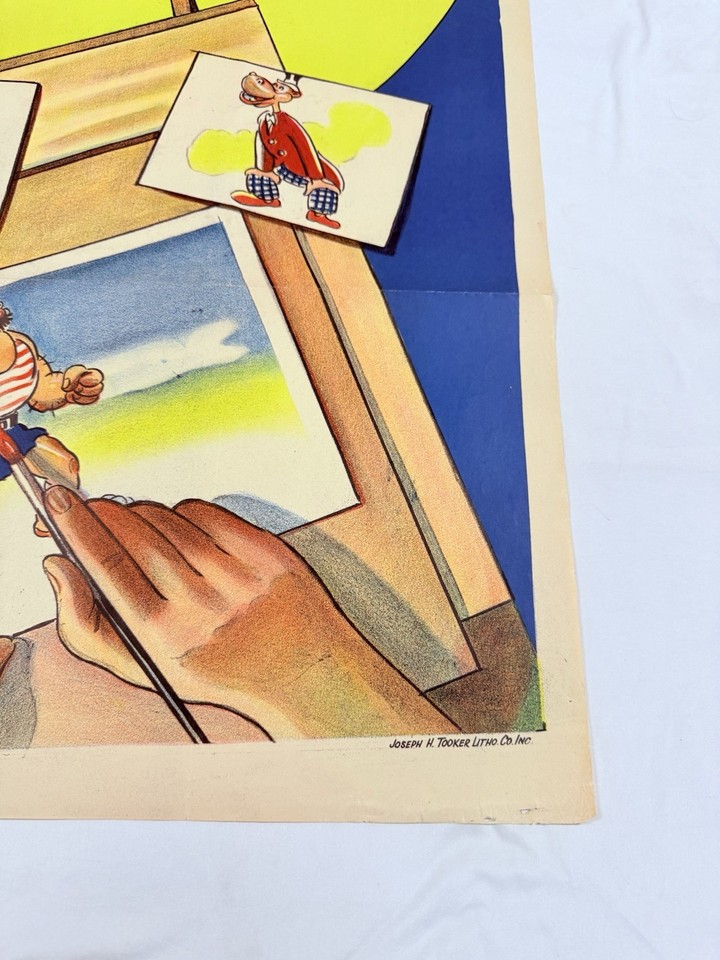 1938 Terry Toons Africa Squawks Original 27x41 Movie Poster Cartoon ...