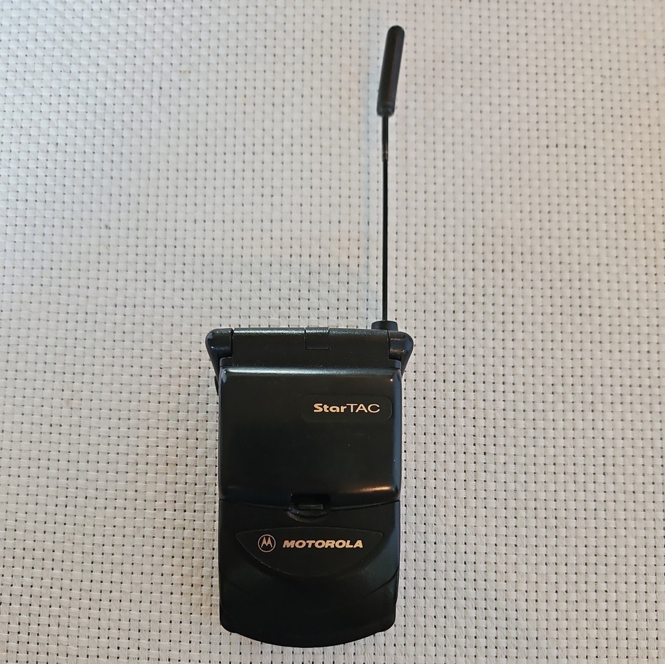 Untested Vintage Motorola StarTAC Flip Phone Rare Black | eBay