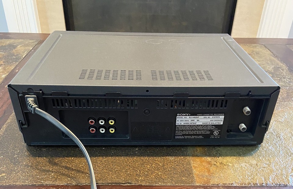 Sony SLV-662HF VCR Plus Video Cassette Recorder Hi-Fi Stereo Gray 19 ...
