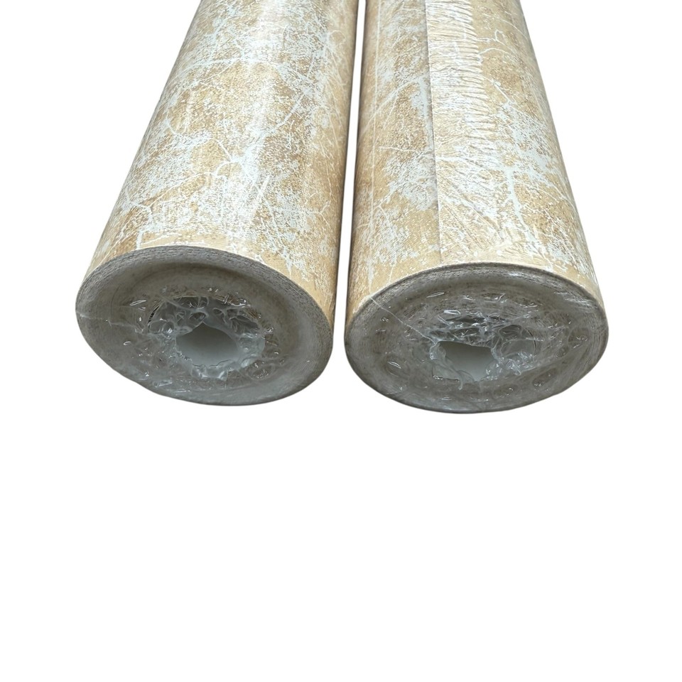 Carlisle Company Wallpaper Beige White Crackle Style CC9543 2 Rolls NEW ...