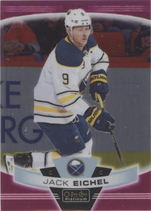 2019-20 O-Pee-Chee Platinum - Jack Eichel #74 Matte Pink for sale ...