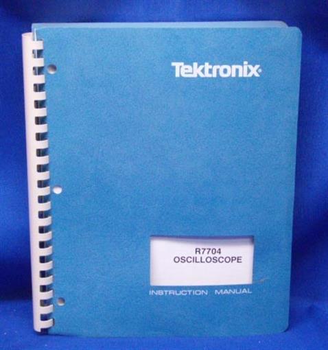 Tektronix R7704 Oscilloscope SERVICE Manual | eBay