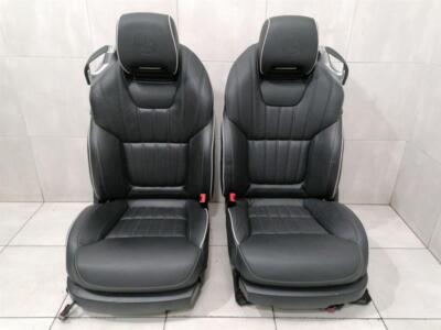 MERCEDES SL AMG R231 Seats AIR SCARF Sitze LEDER SCHWARZ BLACK WAPPEN ...