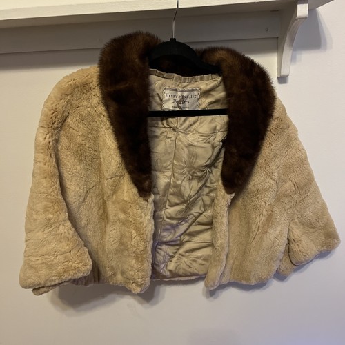 Vintage Henry Berk inc Furriers cropped fur coat - Gem