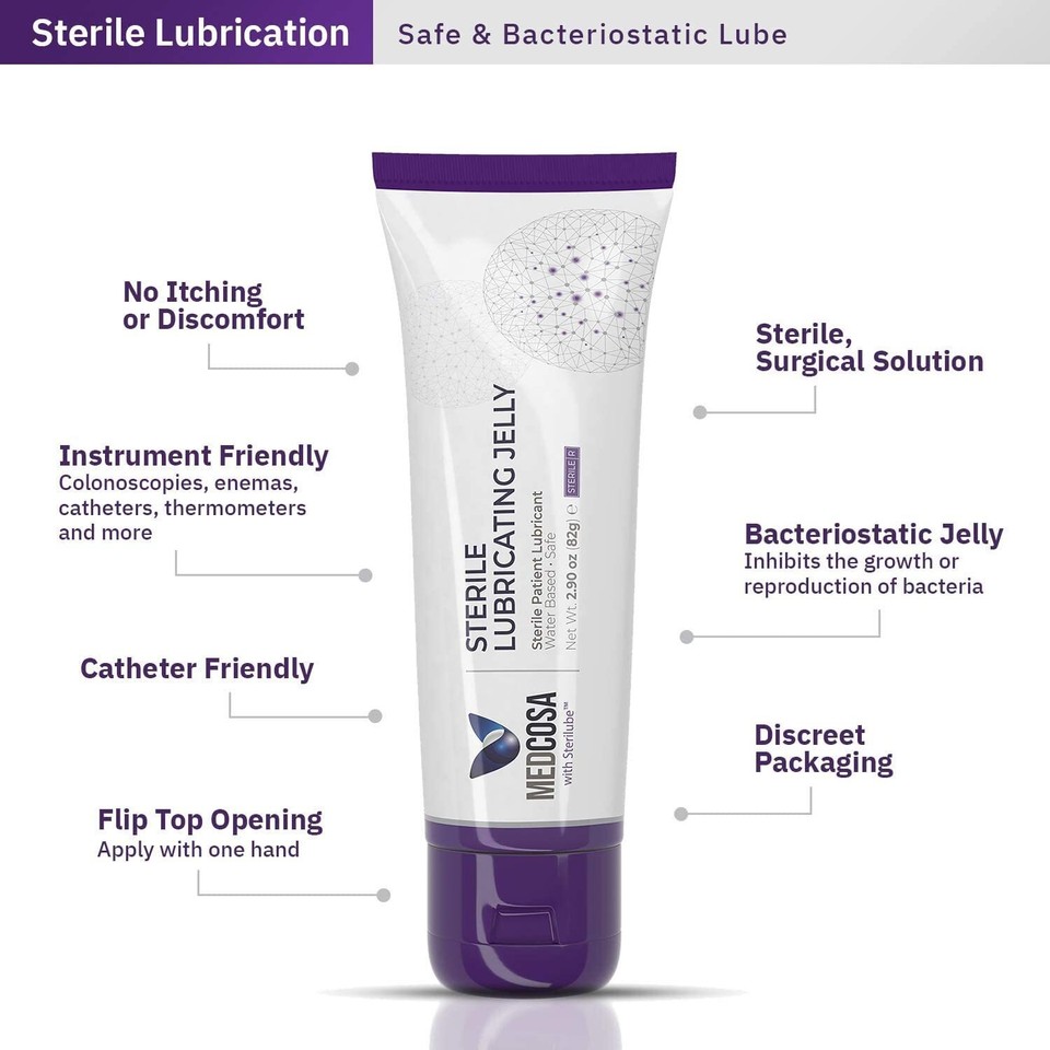 Medcosa Sterile Lube | Surgical Lube | Water Based Lubricating Jelly ...