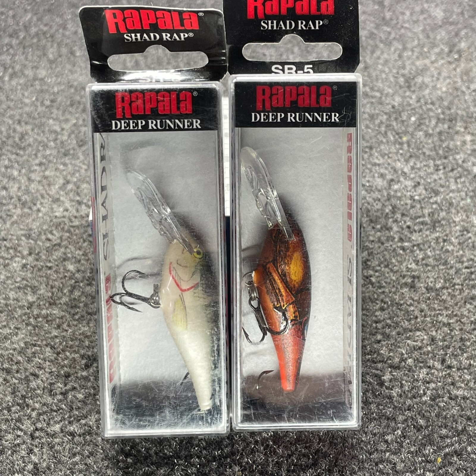 Rapala Shad Rap 5 SR05 SR-5 Crankbait Fishing Lure 2" 3/16oz - Choose ...