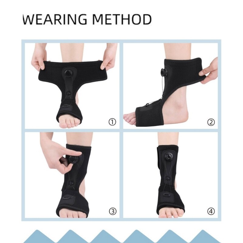 Adjustable Foot Splint Ligament Arch Elastic Support Belt Orthotic ...