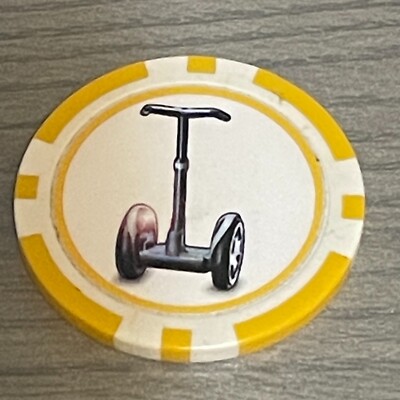 Heroclix ROC Segway Yellow Object and Action Token | eBay