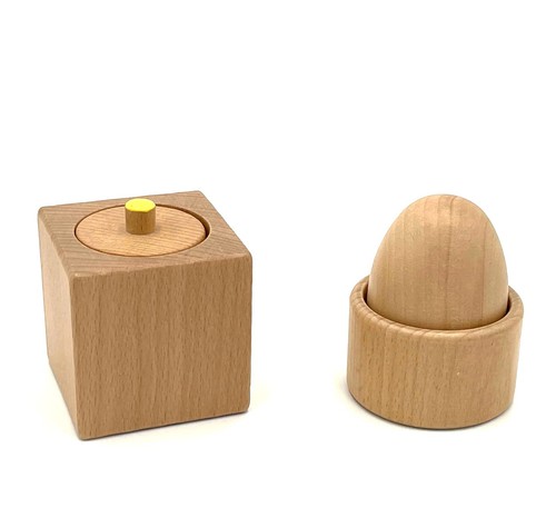 Set of Wooden Pincer Grasp and Egg Cup Puzzles, First Puzzles ...