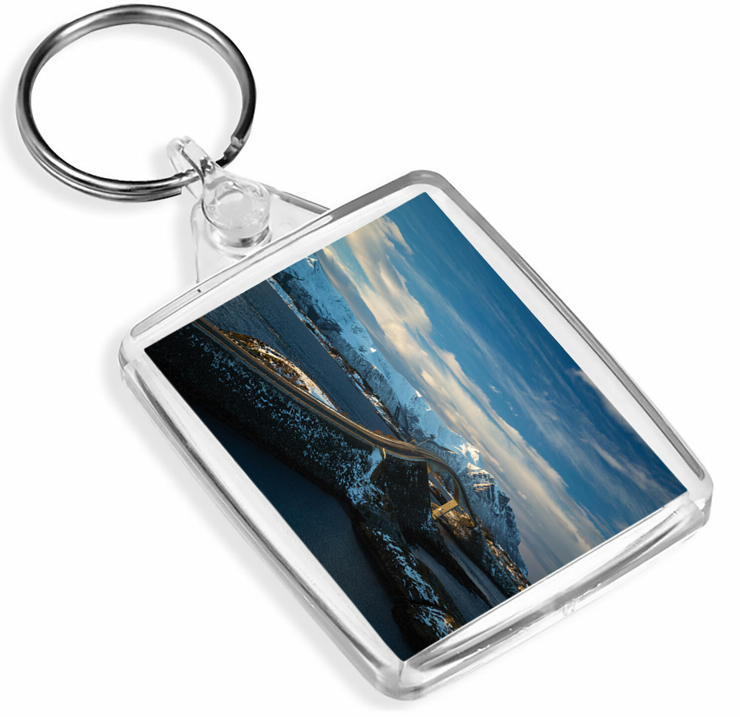 1 x Atlantic Ocean Road Norway Views Keyring - IP02 - Mum Dad Kids Gift ...
