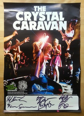 THE CRYSTAL CARAVAN Poster A2 handsigniert / signed | Sweden Retro-Rock ...