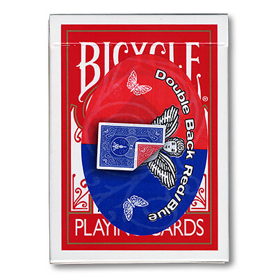 Bicycle Double Back 809 Mandolin Back (Blue/Red) - Brand New Deck | eBay