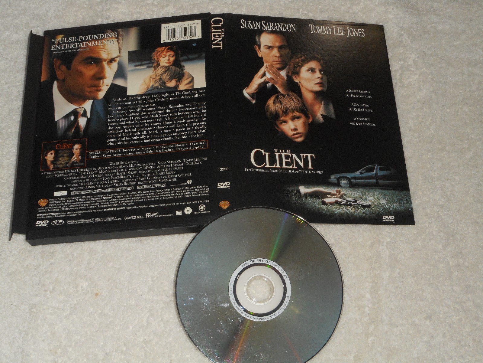 THE CLIENT (DVD, 1997) SUSAN SARANDON TOMMY LEE JONES | eBay