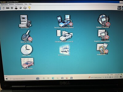 SAAB Programming Diagnostic Laptop TIS2000 Pass Thru Tech2 Tech 2 ...