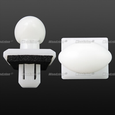 10 Front End Moulding Clip Rear Bumper Cover Retainer Fits For Ford ...