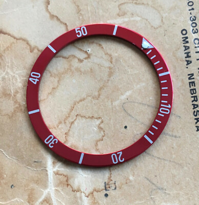 Red Bezel Insert SNZH Seiko Sub Milsub Style | eBay