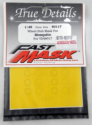 1:48 Scale Wheel Hub Mask for Mosquito for TD48017 (3 Sets) -True ...