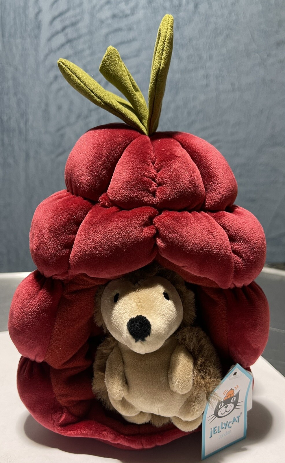 Jellycat Brambling Hedgehog In Raspberry Plush Lovey Woodland Fruit for ...