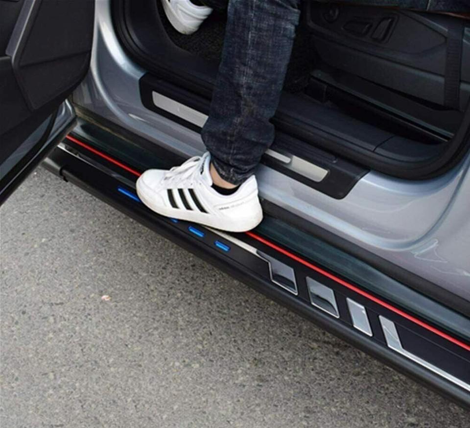 2PCS Fixed Running Boards Side Steps Nerf Bars Fits For Dodge Durango ...