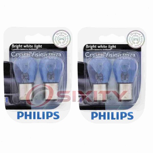 2 pc Philips Brake Light Bulbs for Dodge Aries Aspen Attitude B100 B150 ...