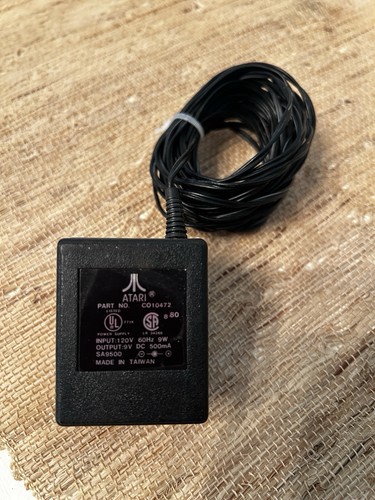 Atari 2600 Vintage Power Supply 9V C010472 C016353 AC Adapter Cord Wall ...